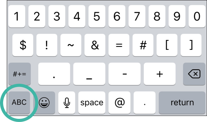 Using the on-screen keyboard