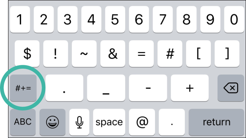 Using the on-screen keyboard