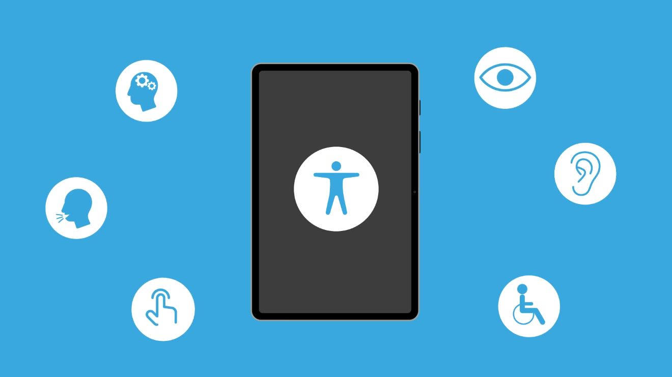 Android tablet: Accessibility settings